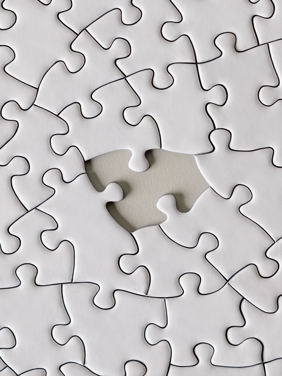 INCOMPLETE WHITE PUZZLE – Yetch Studio