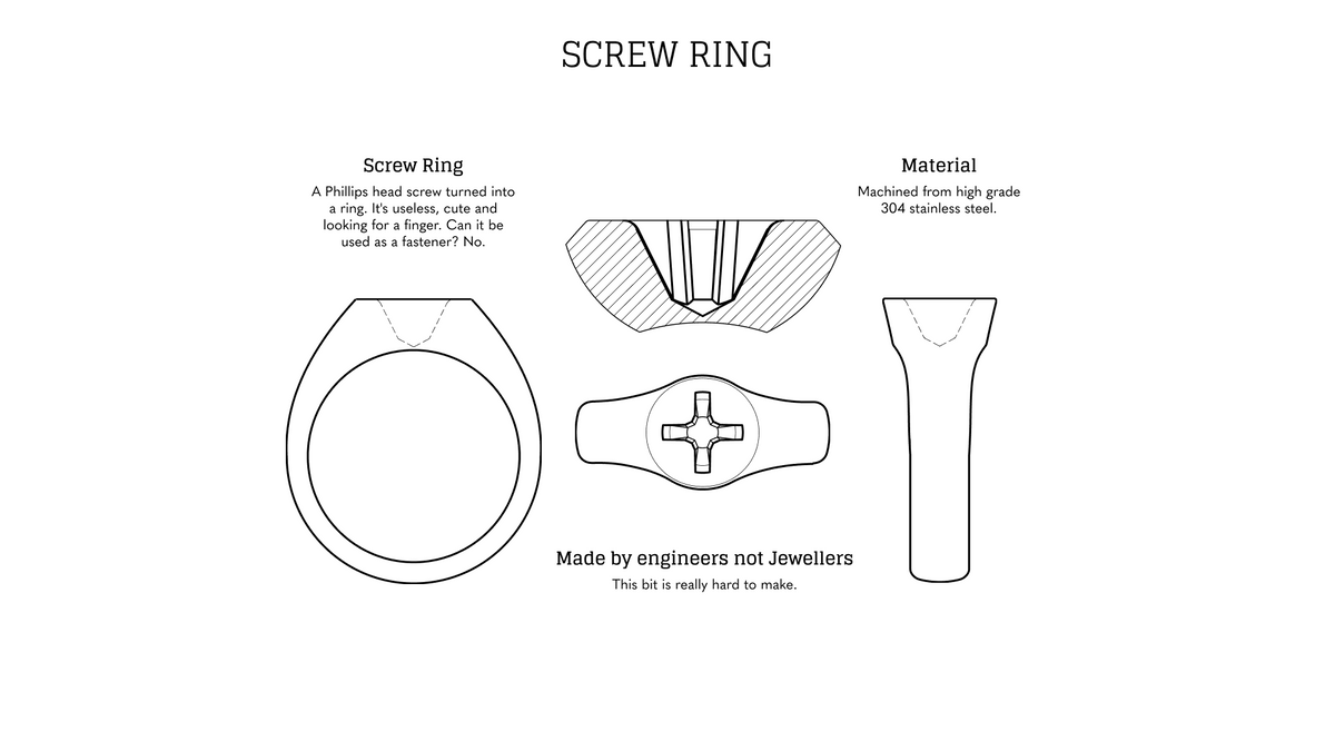 SCREW RING – Yetch Studio