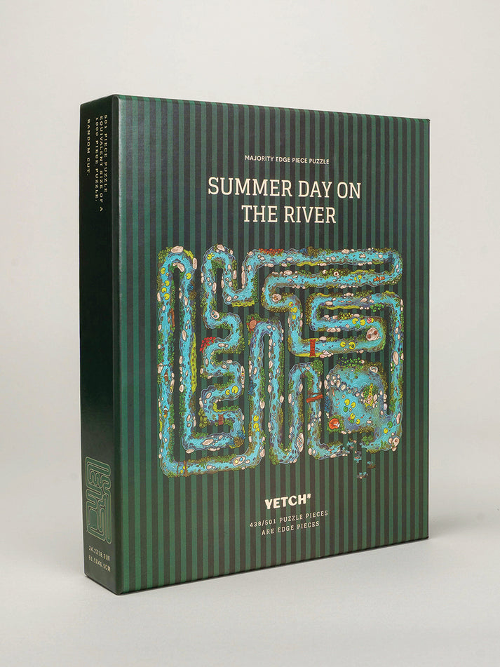 EDGE PIECE PUZZLE: SUMMER DAY ON THE RIVER – Yetch Studio
