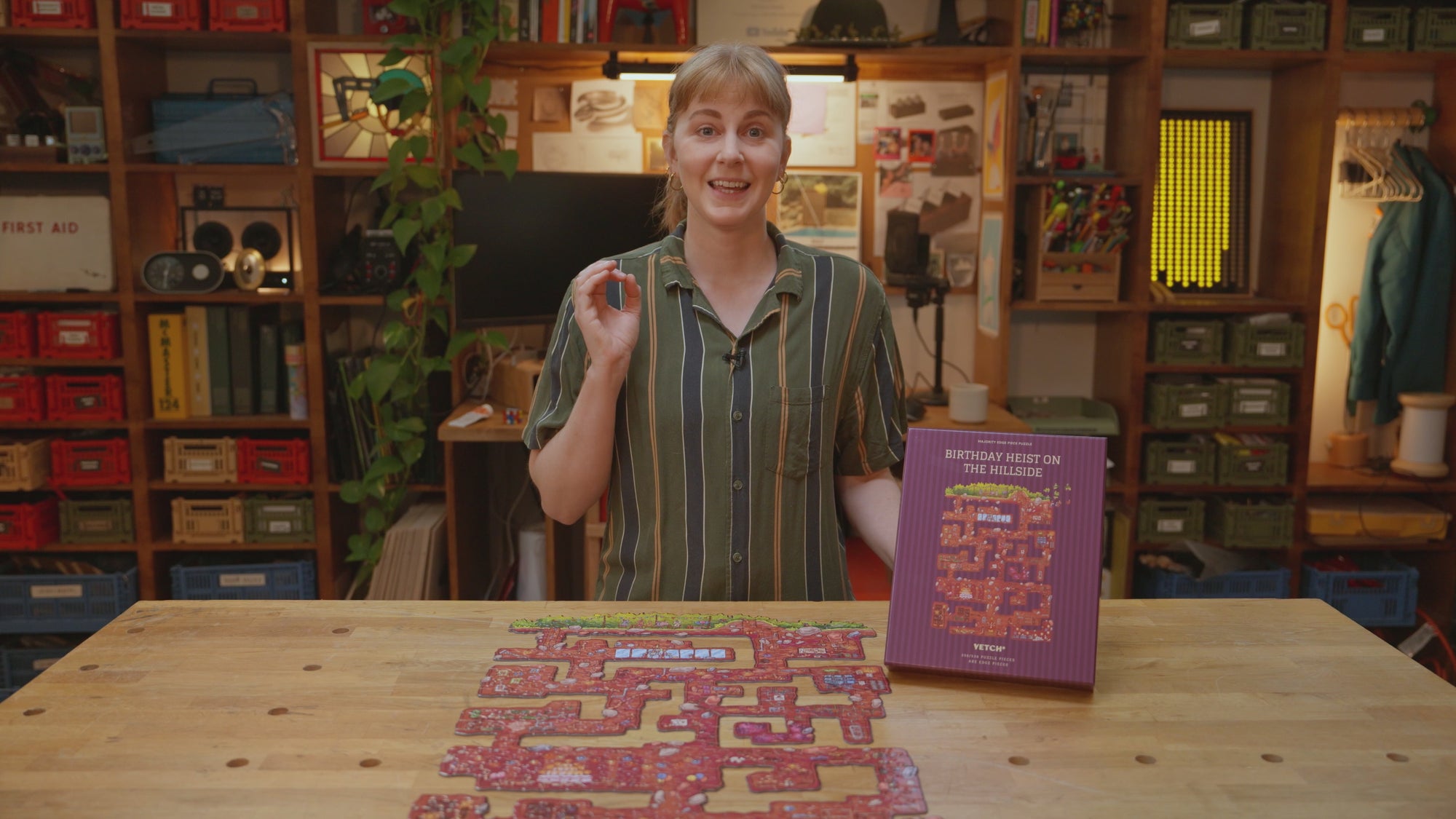 EDGE PIECE PUZZLE: BIRTHDAY HEIST ON THE HILLSIDE – Yetch Studio